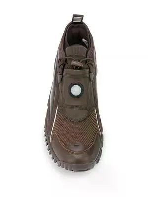 Random Identities Contrast Panel Toggle Sneakers - Brown