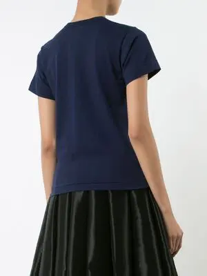 Play Comme Des Garcon Embroidered Heart T-shirt - Blue