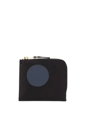Comme Des Garçons Polka Dot Printed Wallet - Black