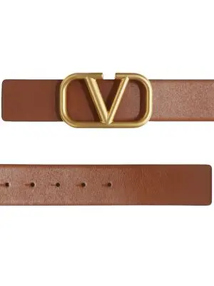 Valentino Garavani Vlogo Signature 40mm Leather Belt