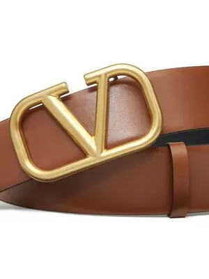 Valentino Garavani Vlogo Signature 40mm Leather Belt