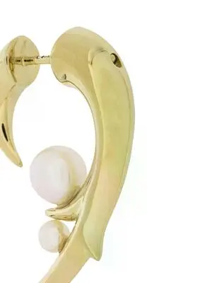 SHAUN LEANE 18k Yellow & Pearl Earrings