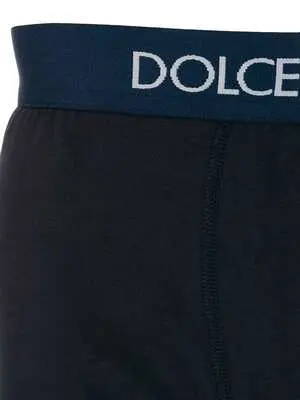 Dolce & Gabbana Logo-waistband Boxer Briefs - Blue