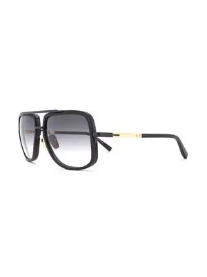 Dita Gradient Oversized Sunglasses - Black