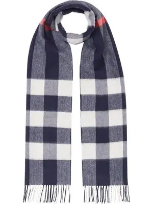 Burberry Check Cashmere Scarf
