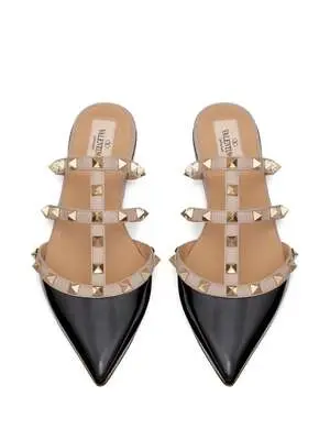 Valentino Garavani Rockstud Mules - Black