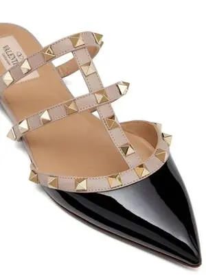 Valentino Garavani Rockstud Mules - Black