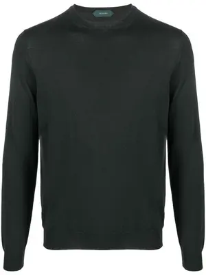 ZANONE Textured Sweater - Green
