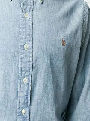 Polo Ralph Lauren Logo-embroidered Chambray Shirt