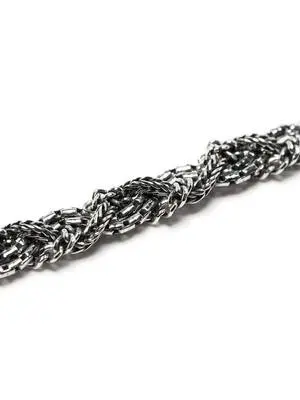 Emanuele Bicocchi Braided Bracelet - Silver