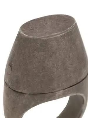 PARTS OF FOUR Geo Elipse Invert Ring - Silver