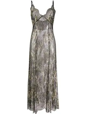 GILDA & PEARL Melitza Long Slip Dress