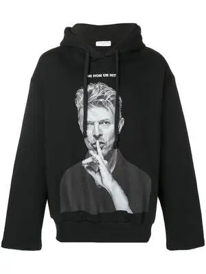 IH NOM UH NIT David Bowie Print Hoodie