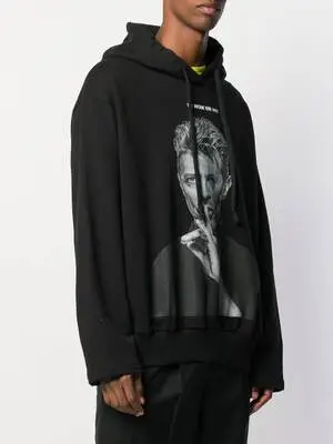 IH NOM UH NIT David Bowie Print Hoodie