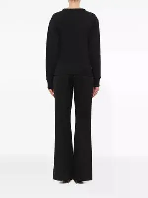 JW Anderson Logo Detail Cotton Sweater - Black