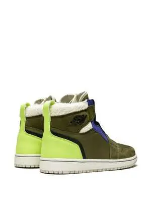 JORDAN Air 1 High Zip Up Sneakers - Green
