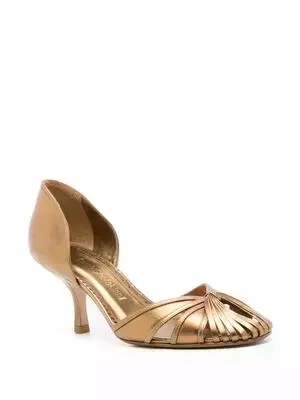 STUDIO CHOFAKIAN Round-toe Pumps