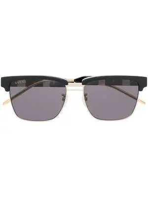 Gucci Square-frame Sunglasses - Black