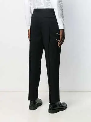 YANG LI Zipped Pocket Straight Trousers