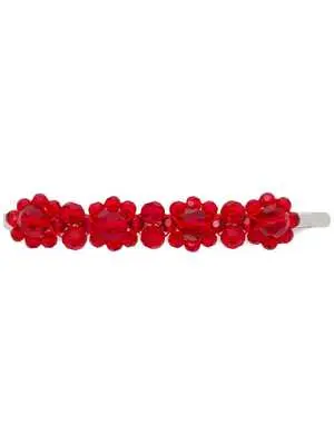 Simone Rocha Flower Hair Clip - Red