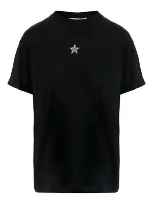Stella McCartney Embellished Star T-shirt - Black