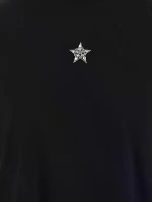 Stella McCartney Embellished Star T-shirt - Black