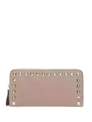 Valentino Garavani Rockstud Wallet - Neutrals