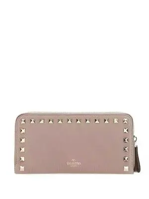Valentino Garavani Rockstud Wallet - Neutrals