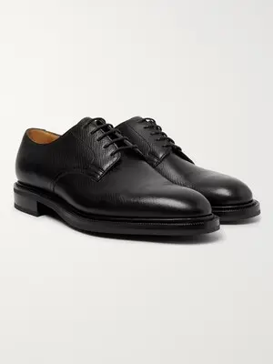 EDWARD GREEN Windermere Cross-grain Leather Derby Shoes Uk 11.5