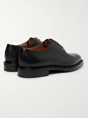EDWARD GREEN Windermere Cross-grain Leather Derby Shoes Uk 11.5