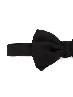 Giorgio Armani Silk Bow Tie - Black