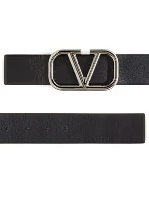 Valentino Garavani 40mm Vlogo Signature Belt - Black