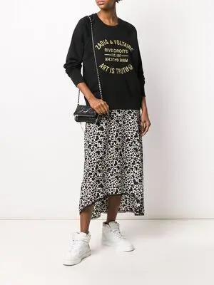 Zadig&Voltaire Art Is Truth Embroidered Sweatshirt - Black