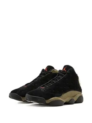 JORDAN Air 13 Retro Olive Sneakers - Black