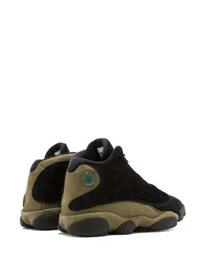 JORDAN Air 13 Retro Olive Sneakers - Black