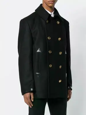 Givenchy Classic Pea Coat - Black