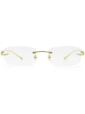 CARTIER Panthère Square Glasses - Gold