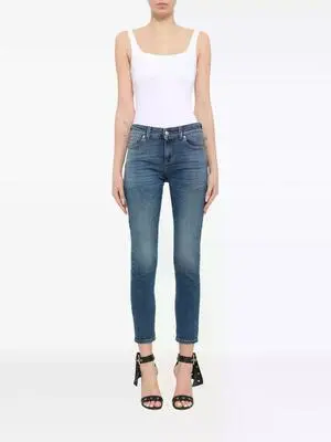 Alexander McQueen Cropped Skinny Jeans