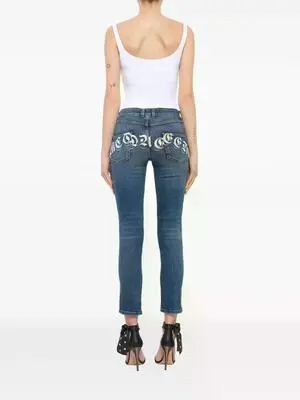 Alexander McQueen Cropped Skinny Jeans