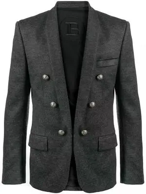 Balmain Single Breasted Outerwear For Men