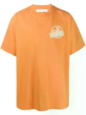 Off-White Tape Arrows Print T-shirt - Orange