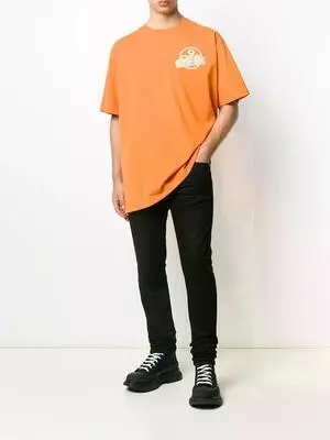 Off-White Tape Arrows Print T-shirt - Orange