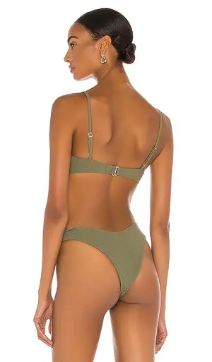 CAMILA COELHO Harbor Top - Olive Green
