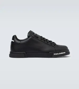 Dolce & Gabbana Port Light Leather Sneakers