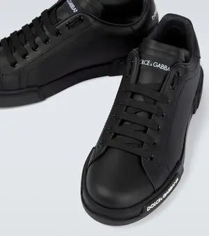 Dolce & Gabbana Port Light Leather Sneakers