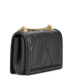 Dolce & Gabbana Devotion Medium Leather Shoulder Bag
