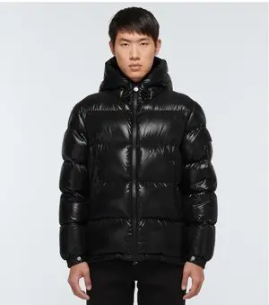 Moncler Down-filled Hooded Jacket - Black