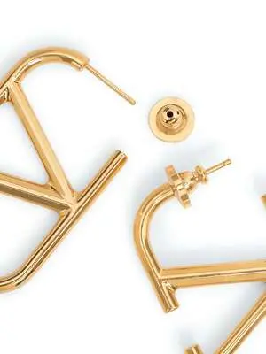 Valentino Garavani Vlogo Signature Earrings - Gold