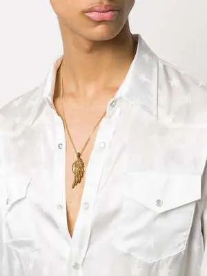Emanuele Bicocchi Wing Pendant Necklace