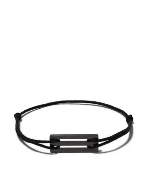 Le Gramme Ceramic Cord Bracelet - Black